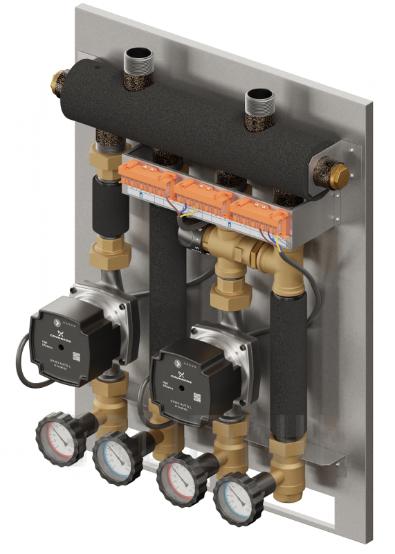 Zestaw hydrauliczny Szwadron 370 (SKE 2DC+ 35 kW, UNI, z. mieszający ...