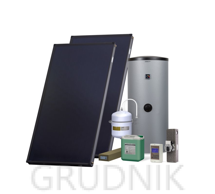 Zestaw solarny KOMFORT PLUS HX200-2KS2100 Hewalex HSZ20041B 1017082