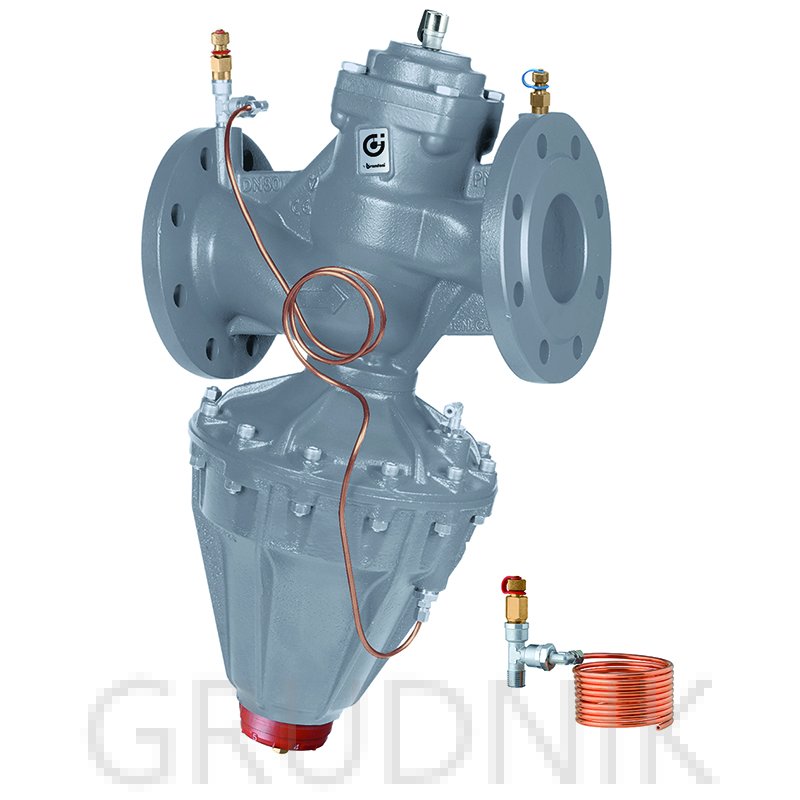 Regulator różnicy ciśnienia (DPRV) Dn 65. Zakres ciśnienia 200÷800 mbar ...