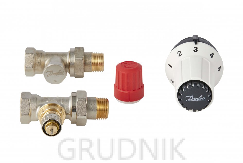 Zestaw termostatyczny Panda SET RA prosty 3-elementowy DANFOSS 013G5164 945528